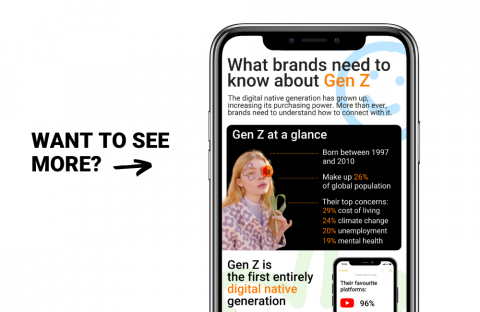 Gen Z infographic | TERRITORY Influence